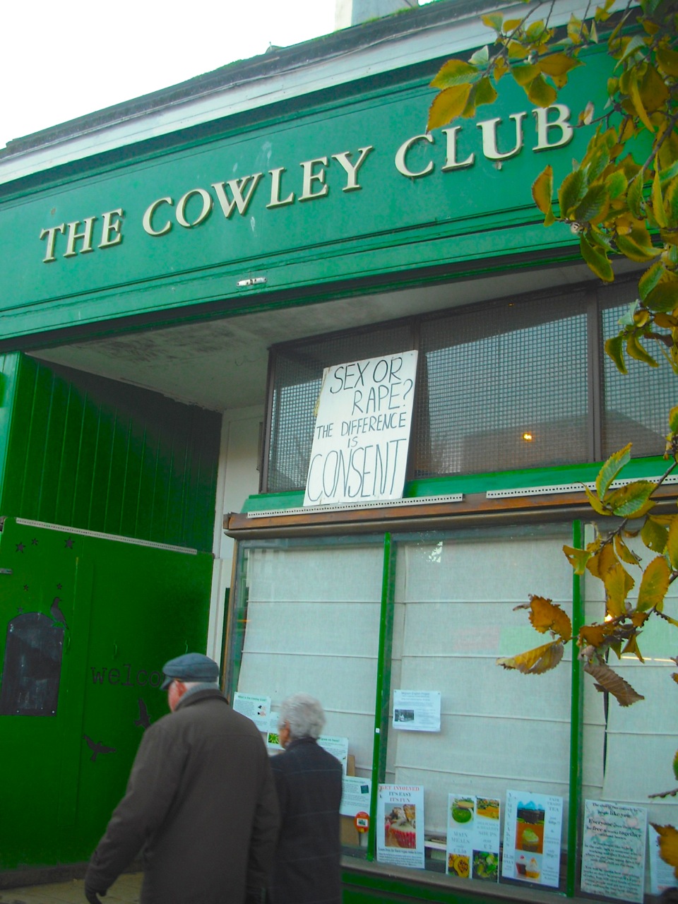 cowley club – Fat Gay Vegan