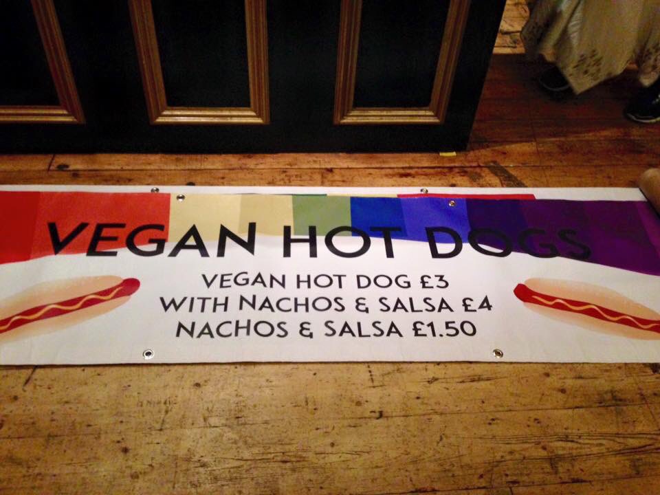 Vegan hot dogs at Pride – Fat Gay Vegan