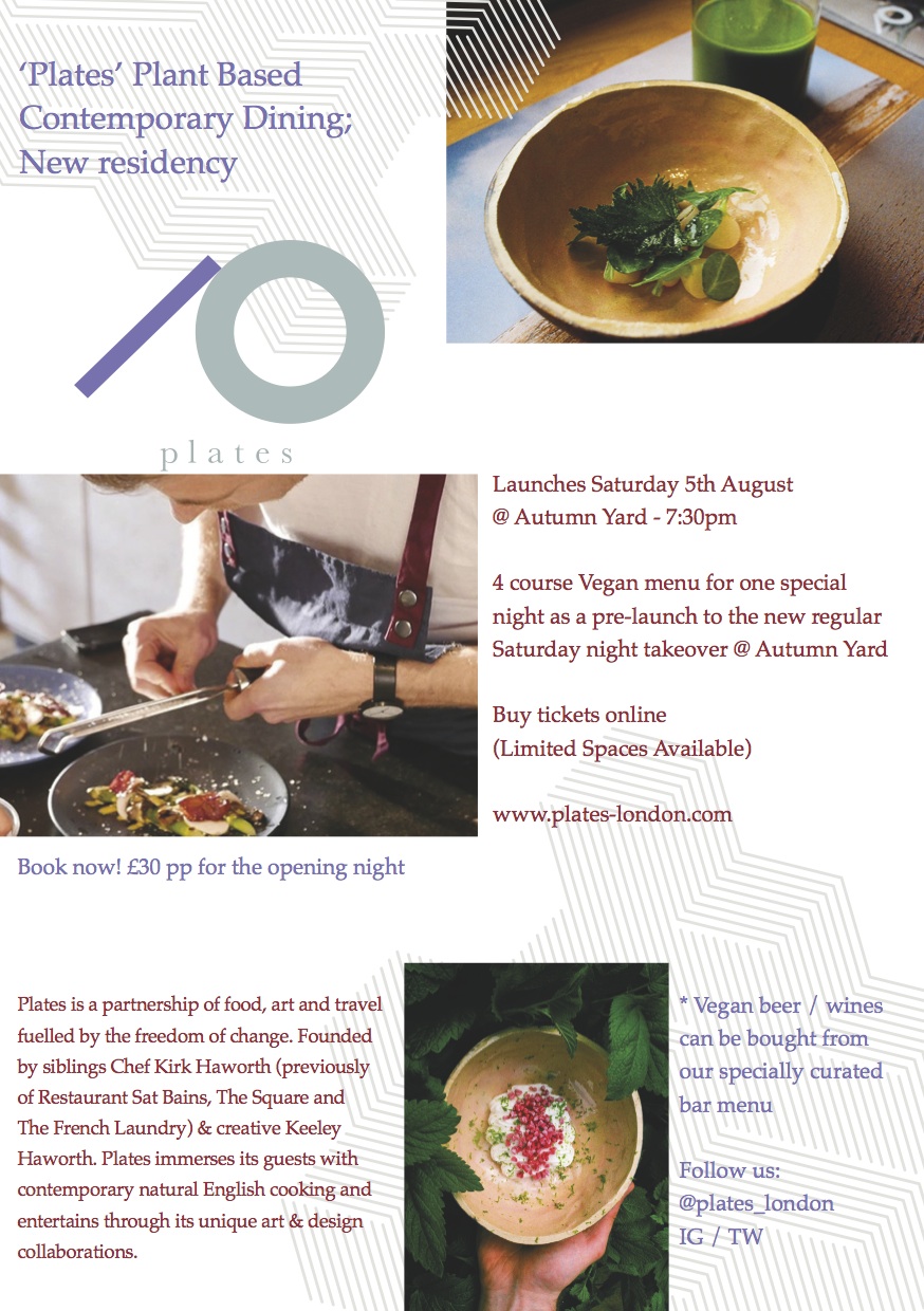 Plates poster V3 – Fat Gay Vegan