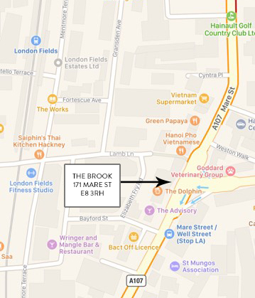 Hackney location – Fat Gay Vegan