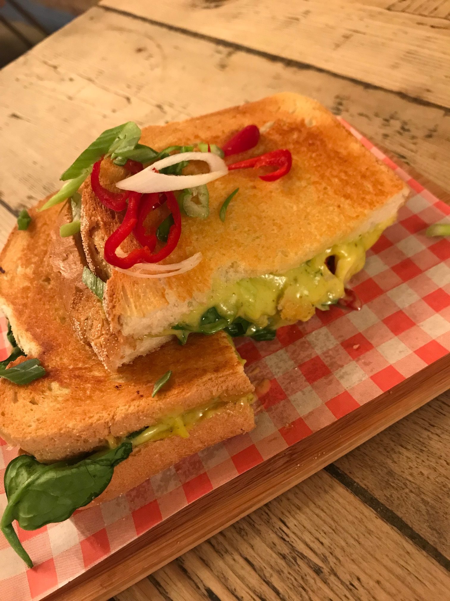 cheesy toastie – Fat Gay Vegan
